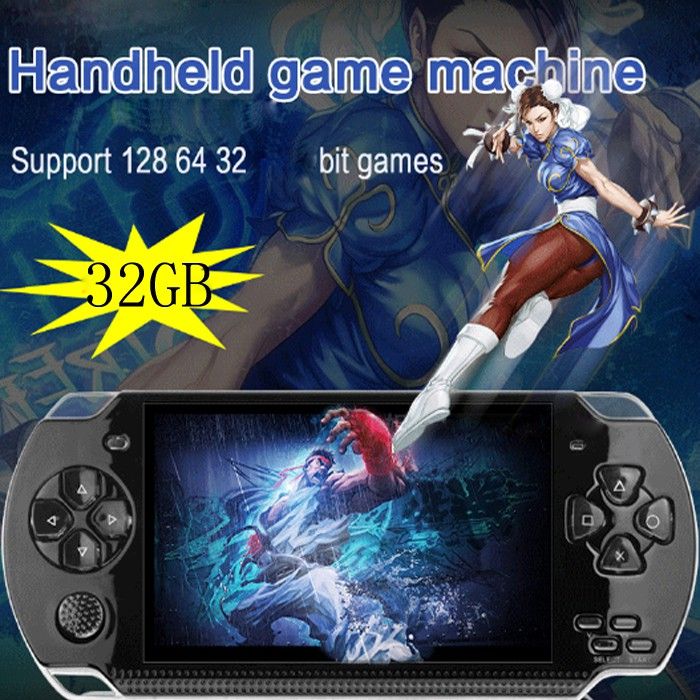16GB PSP Classic 4.3 Inch Handheld Game Player Multi Function Built-In ...