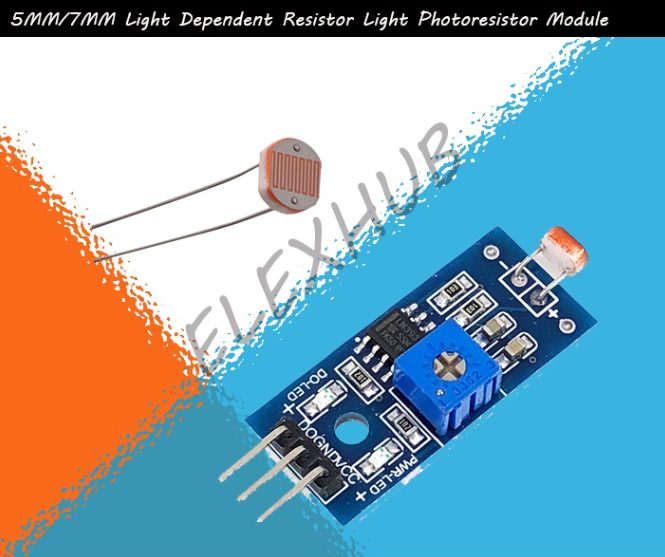 LDR 5MM/7MM Light Dependent Resistor Light Sensor Photoresistor Module ...