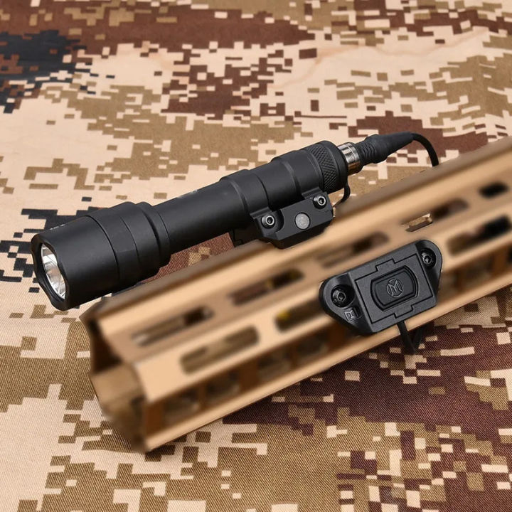 Softair M300 M600 m300c m600u SF Tactical flashlight fit 20mm rail with mlok KeyMod Mount offset ...