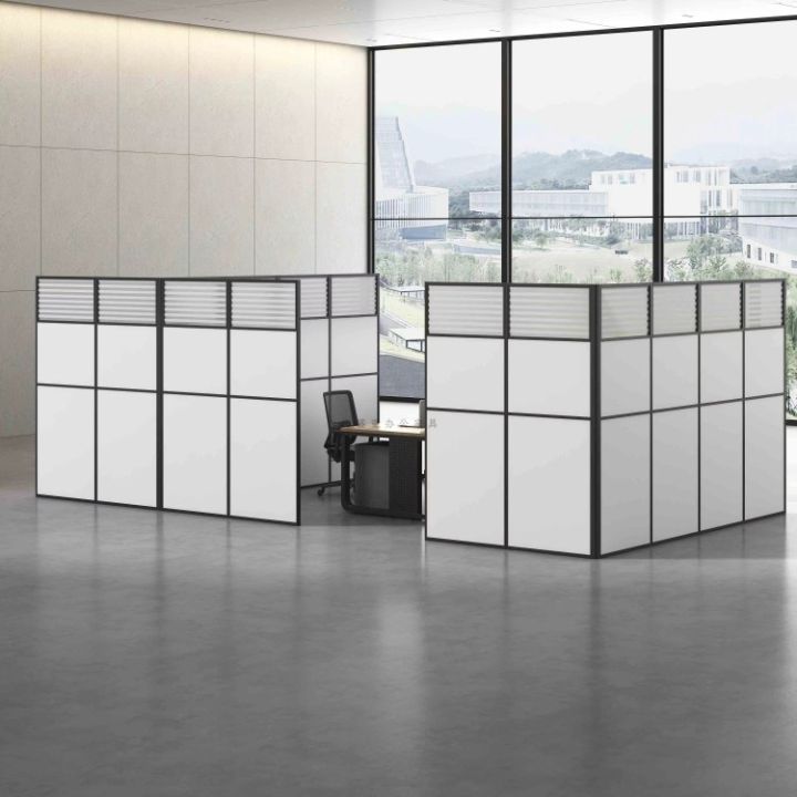 Glass partition screen simple modern self-assembled office beautiful ...