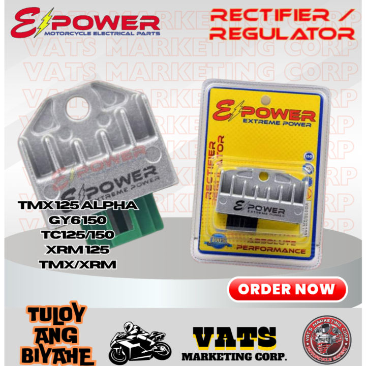 REGULATOR/RECTIFIER FOR TMX 125 ALPHA, GY6150, RUSI 125/150, XRM 125, TMX 155, XRM | Lazada PH