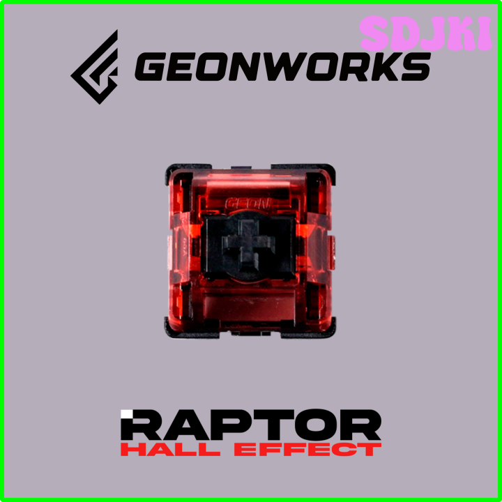 SDJKI Geonworks Raptor HE Switch Wooting Apex Hall Effect IRGBH | Lazada