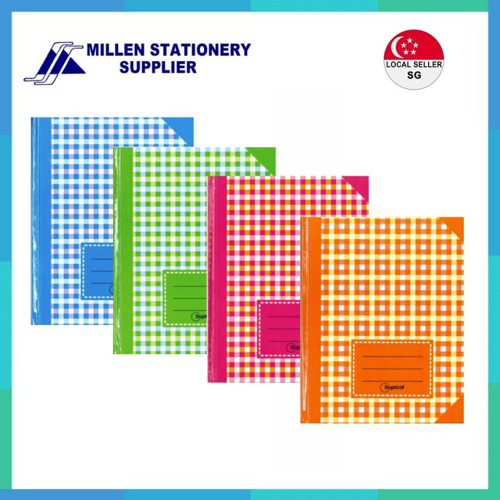 Hard Cover Notebook A5 (Set of 4, Assorted Colours, 128 Pages) [Millen ...
