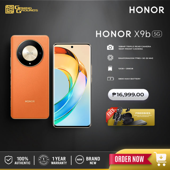 Honor X9B 12Gb+256Gb With Freebies | Lazada PH