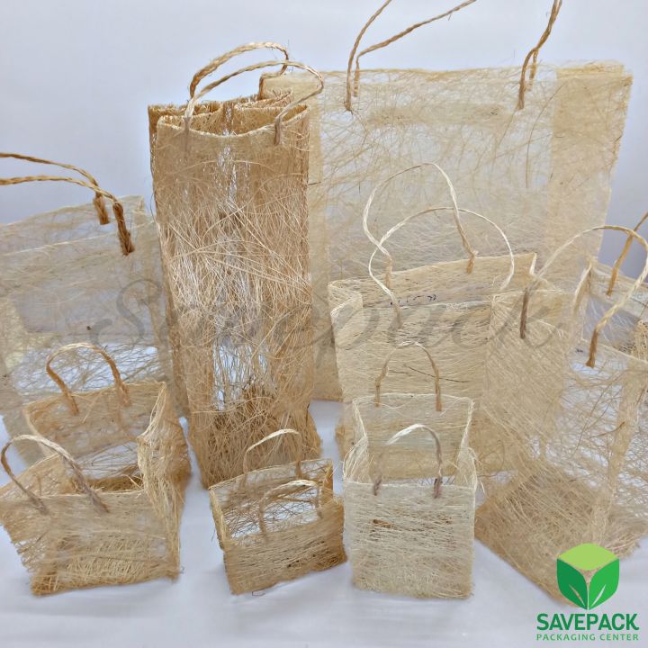 Native Abaca Scranch Gift Bags per pc (Likhang kamay, hindi perfect ang ...