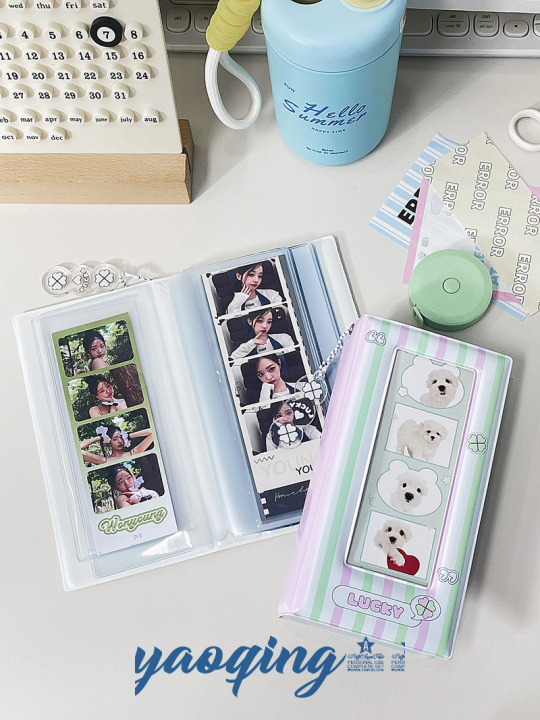 [yaoq] Colorful Photo Booth Frames - Photo Booth Album For 2x6 Inch ...