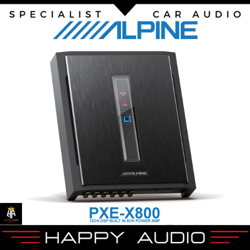 Digital Sound Processor ALPINE PXE-X800 DSP 12 Channel Built in Power Amplifier 8CH Built in ...