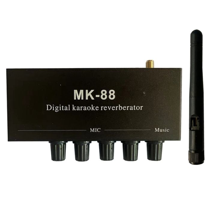 MK-88 6.5mm Karaoke Microphone Reverb Effect Bluetooth Coaxial Decoder Stereo Preamplifier Audio ...