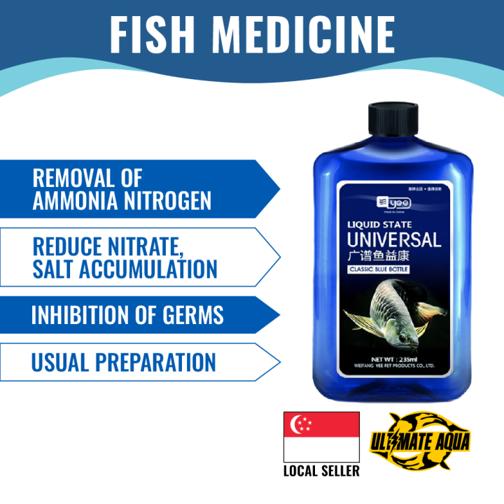 YEE Fish Medicine For Goldfish, KOI Fish, Medicine For Fish With Body ...