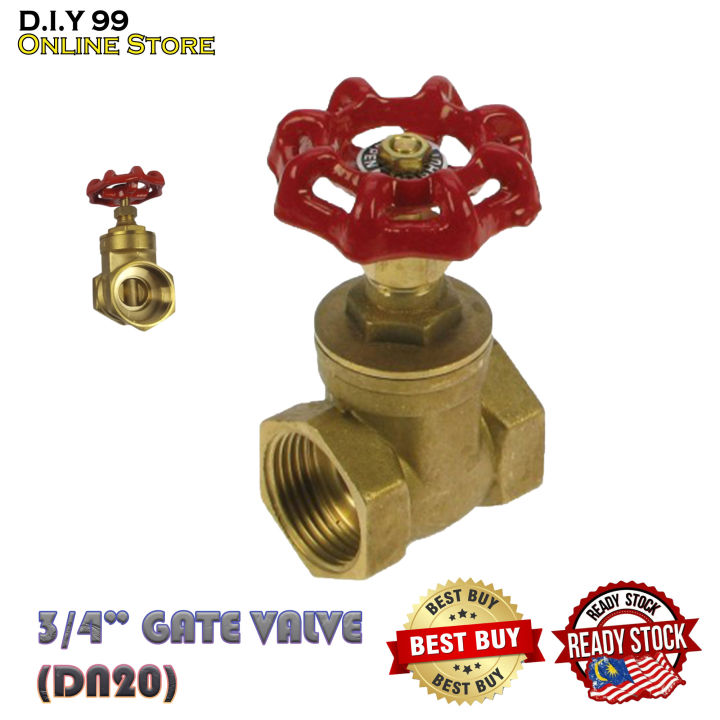 DN15 DN20 Brass Ball Valve Water Gate Valve Stopcock | Lazada