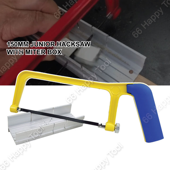 Junior Hacksaw With Miter Box 150mm Mini Hack Saw 45&90 Degree Cutting ...
