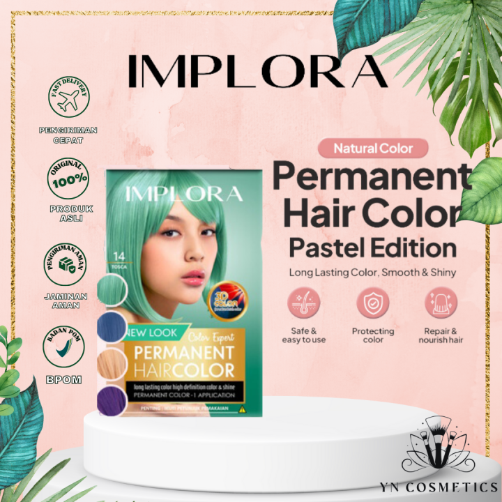 YN COSMETICS | IMPLORA NEW PERMANENT HAIR COLOR - PASTEL EDITON ...