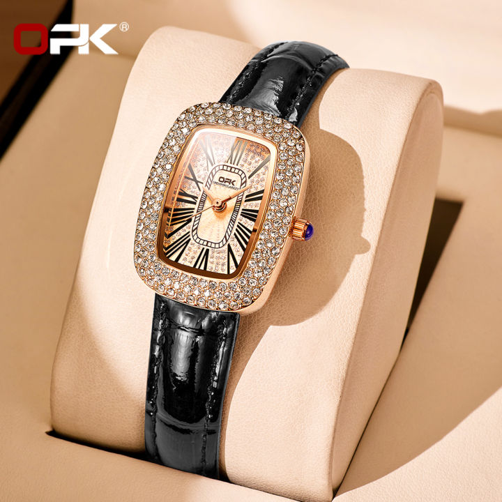OPK 2026 New Genuine Brand Ladies Watch Luxurious Full Diamond British ...