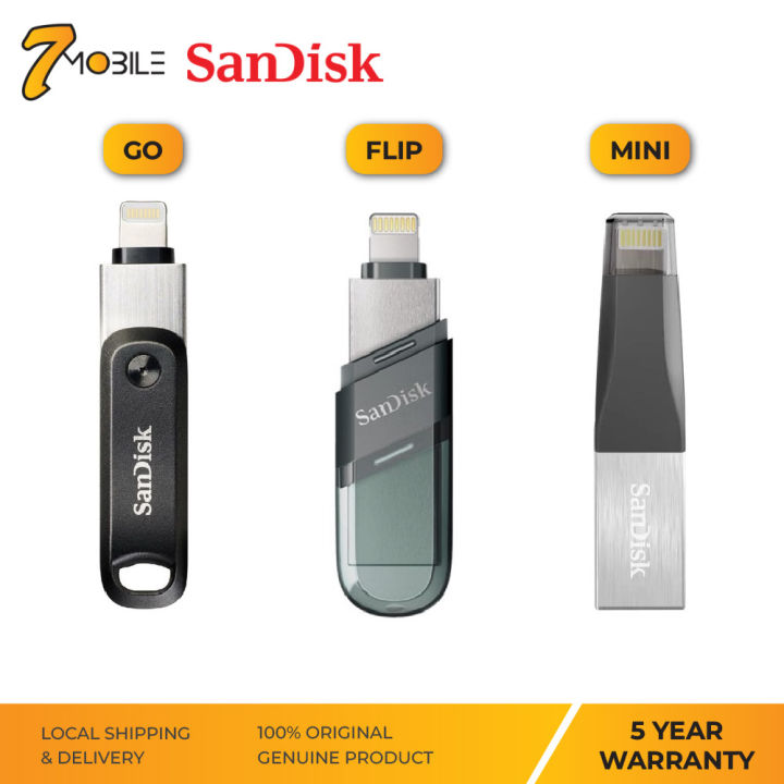 SanDisk Ixpand Mini Ixpand Flash Flip Ixpand Flash Go OTG USB Drive - 5 ...