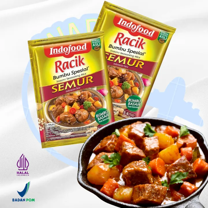 Indofood Racik Indonesian Stew Beef Special Instant Seasoning Mix ...