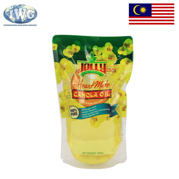 IWG JOLLY Heartmate Canola Oil 500ml | Lazada PH