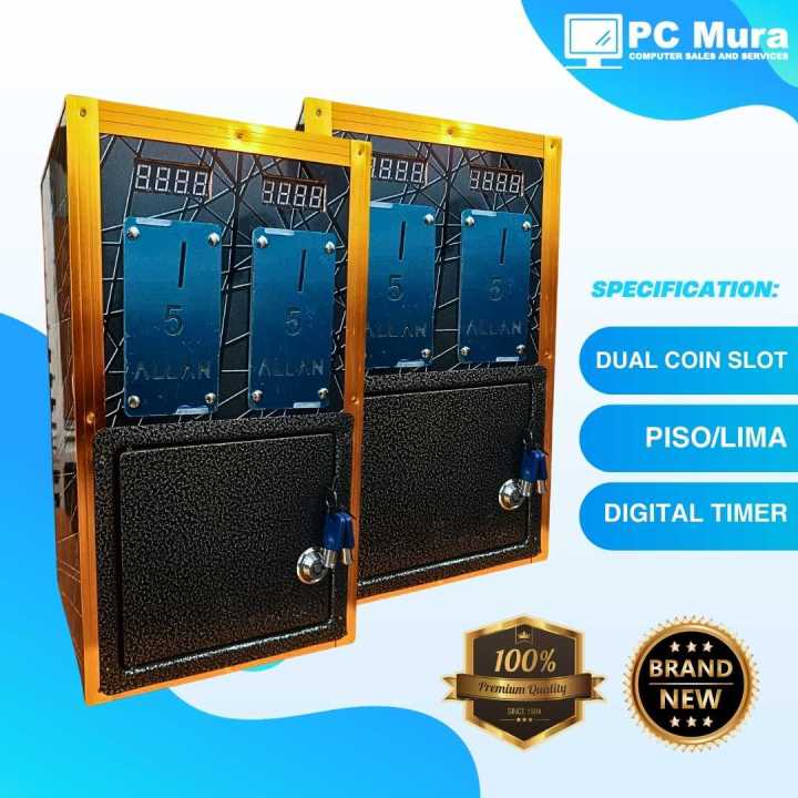 PISO NET BOX DUAL COINSLOT | Lazada PH