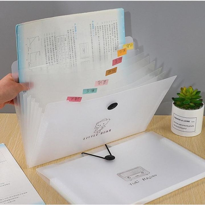12 Columns A4 Paper Expanding File Folder Pockets Document File | Lazada