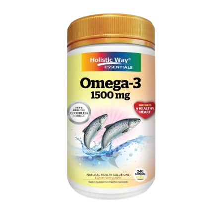 Holistic Way Essentials Omega 3 1500mg 240's Softgels | Lazada Singapore