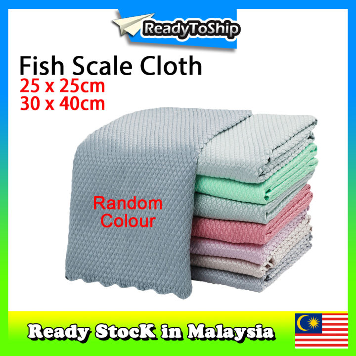 Fish Scale Cleaning Glass Cloth Window Cloth High Absorbent Rag ...