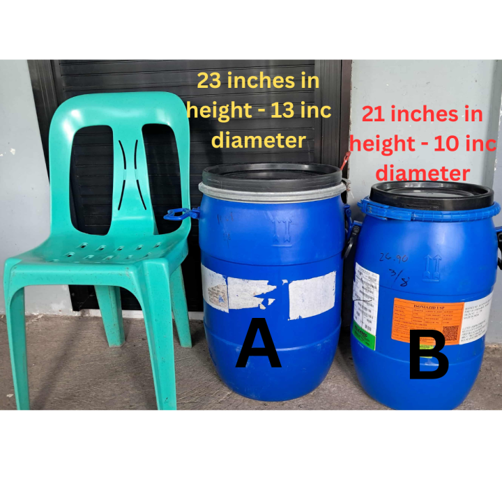 HEAVY DUTY PLASTIC BLUE CONTAINER DRUM - USED ALREADY | Lazada PH
