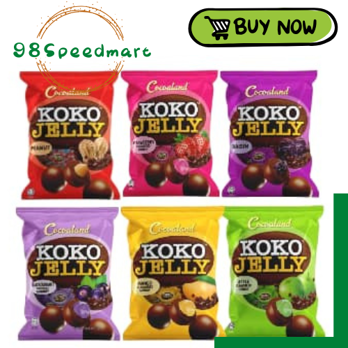 [98] Cocoaland Koko Jelly Chocolate Ball 110gm (Travel Pack) | Lazada