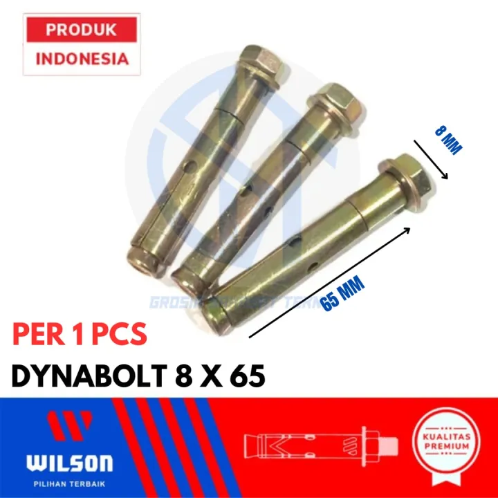 Wilson Dynabolt 18X65 Baut tanam tembok baut beton Per 1 PCS | Lazada ...