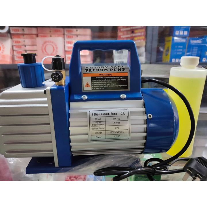 Rotary Vane Vacuum Pump 1/2hp Single Stage 7 cfm (VP160) | Lazada PH