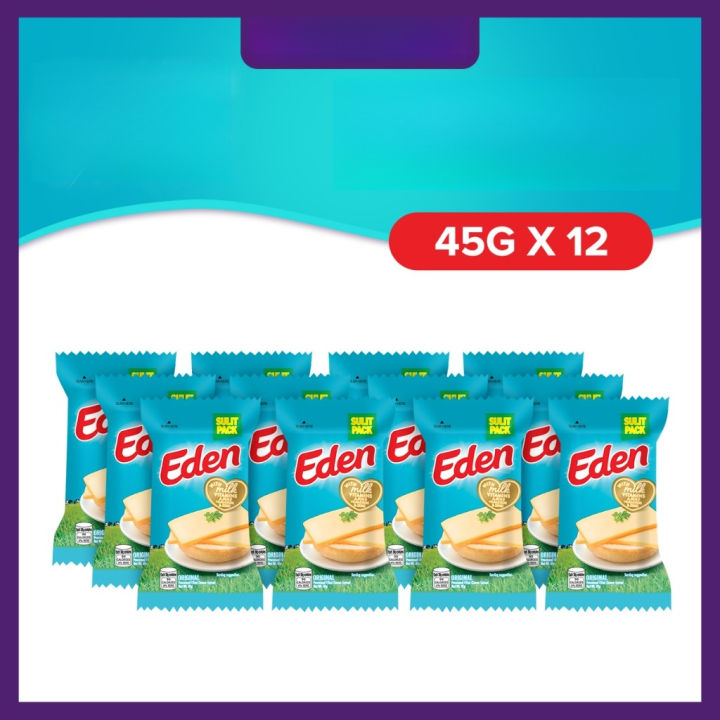 Eden Original Sulit Pack - Filled Cheese 45g with Milk Vitamins A & B2 ...