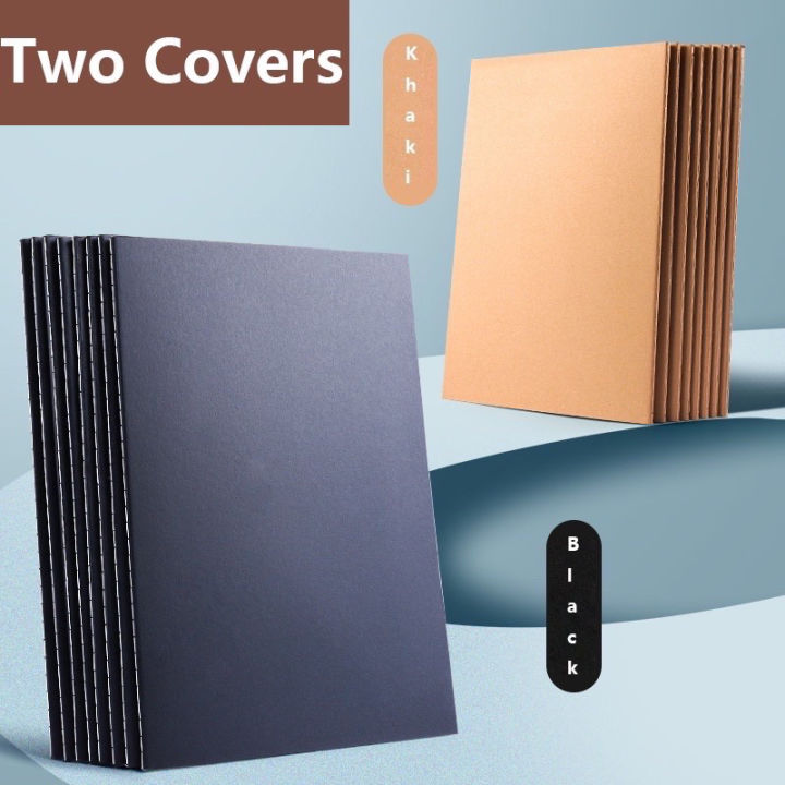 1PC A5/B5/A4 Craft Notebooks Lined Grid Blank 36 Sheets Notebook Office ...