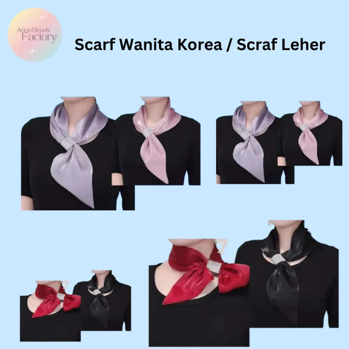 Scarf Wanita Korea / Scraf Leher / anti ribet dan mudah digunakan ...