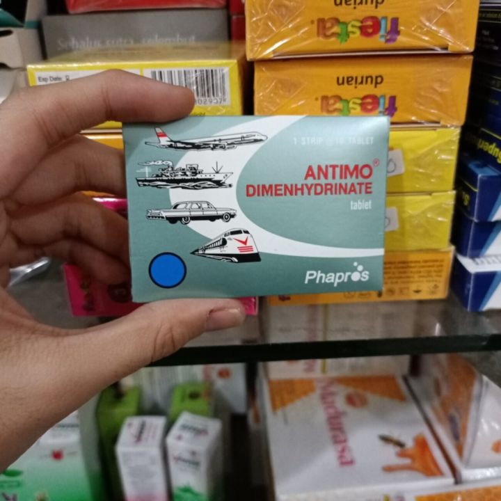antimo 1strip 10tablet obat antimo anti mabuk perjalanan anti muntah di ...