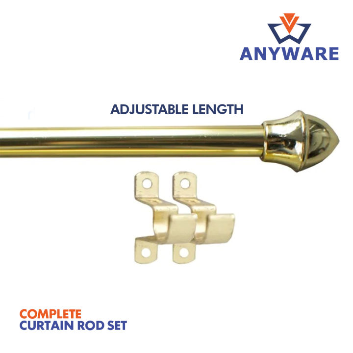 Curtain Cafe Rod, Kurtina Cafe Rod Adjustable Extendable per set ...