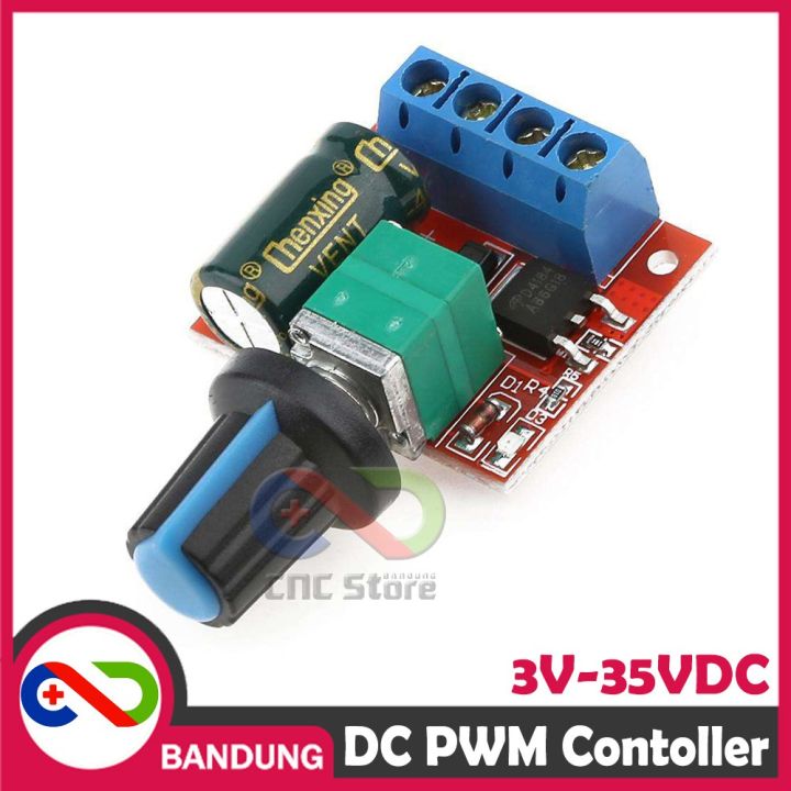 VARIABLE PWM MOTOR SPEED LED DIMMER CONTROLLER KONTROLLER DC 5A ...