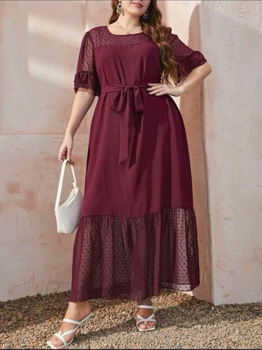 Plus Size Semi Formal Dress Long Dress Occasion Dress Party Dress