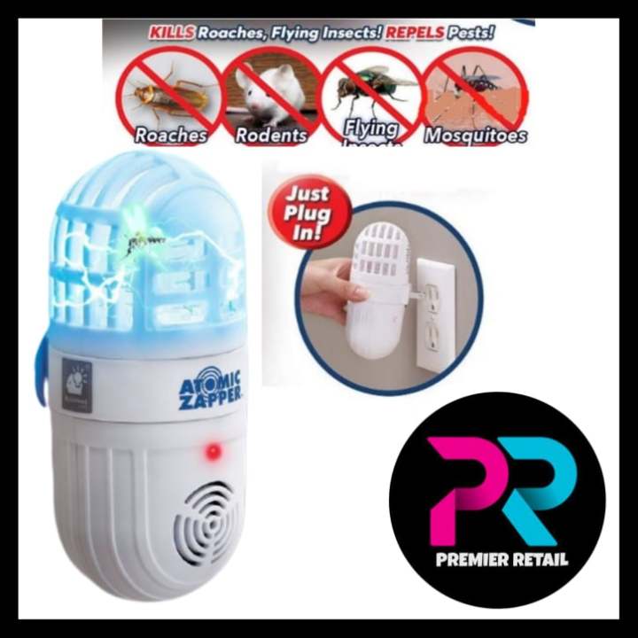 AUTHENTIC ATOMIC ZAPPER MOSQUITO KILLER NEW ULTRASONIC MOSQUITO KILLER ...