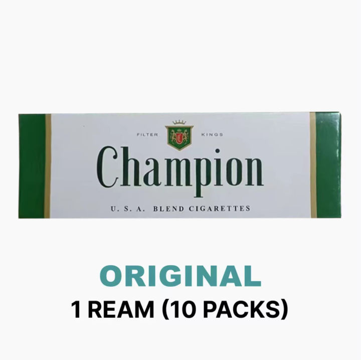 FILTER KINGB Champion U.S.A. BLEND CIGARETTES | Lazada PH