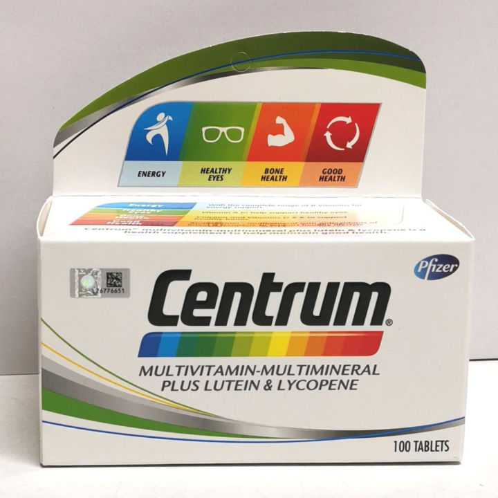 Centrum Multivitamin Multimineral Plus 100's tab(Exp:06/2025) | Lazada