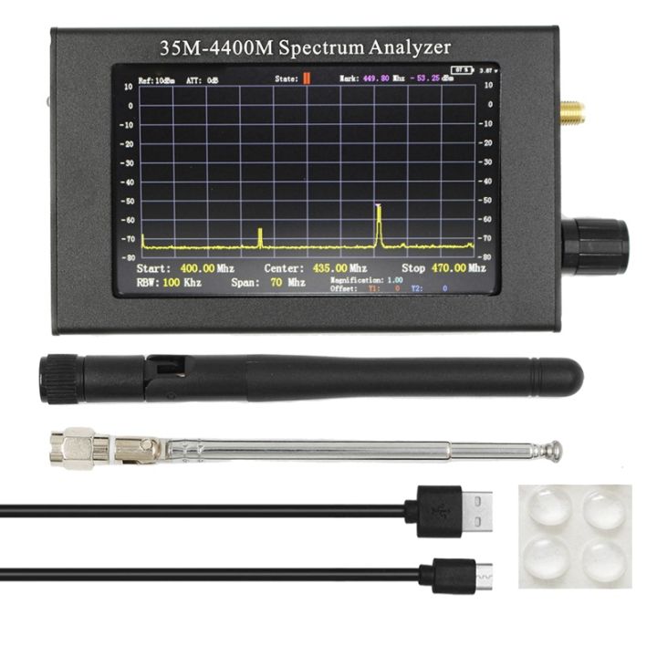 Stable Performance Handheld Portable Spectrum Analyzer 35m 4400mhz