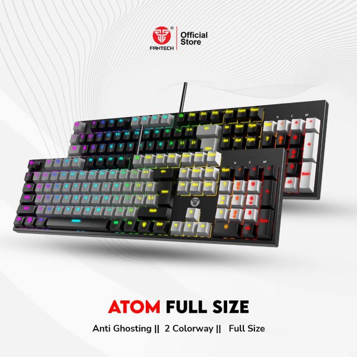 Fantech ATOM MK886 RGB Gaming Mechanical Keyboard Full Size | Lazada ...