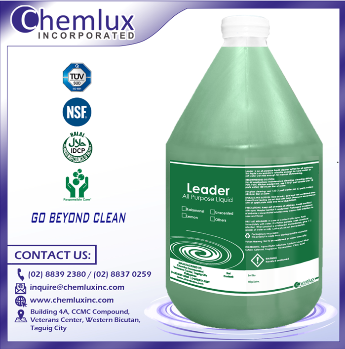 Industrial All Purpose Dishwashing Liquid LEADER All Purpose Liquid ...