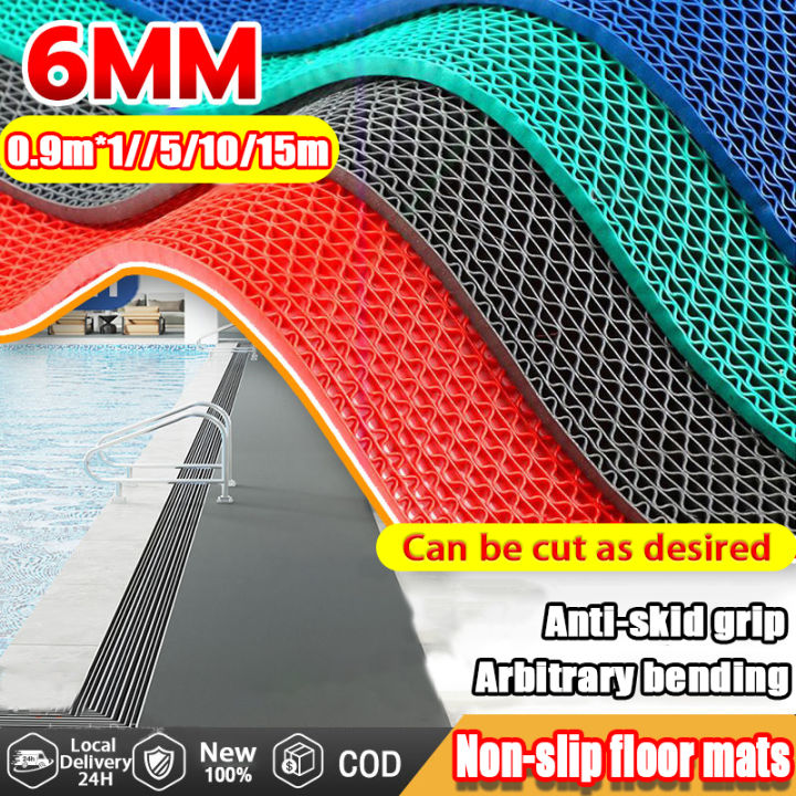 【10 Years of durability】Non-slip floor mats shower restaurant swimming ...