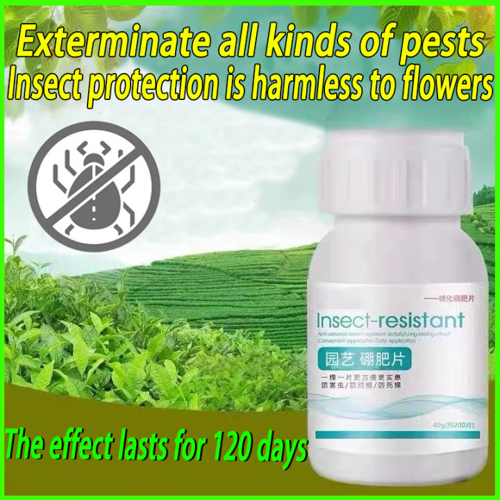 Efficient horticultural insect repellent tablets to deworm and aphid ...