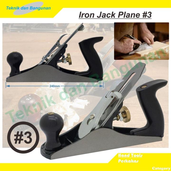 Mesin Planer Manual Iron Jack Plane #3 | Lazada Indonesia