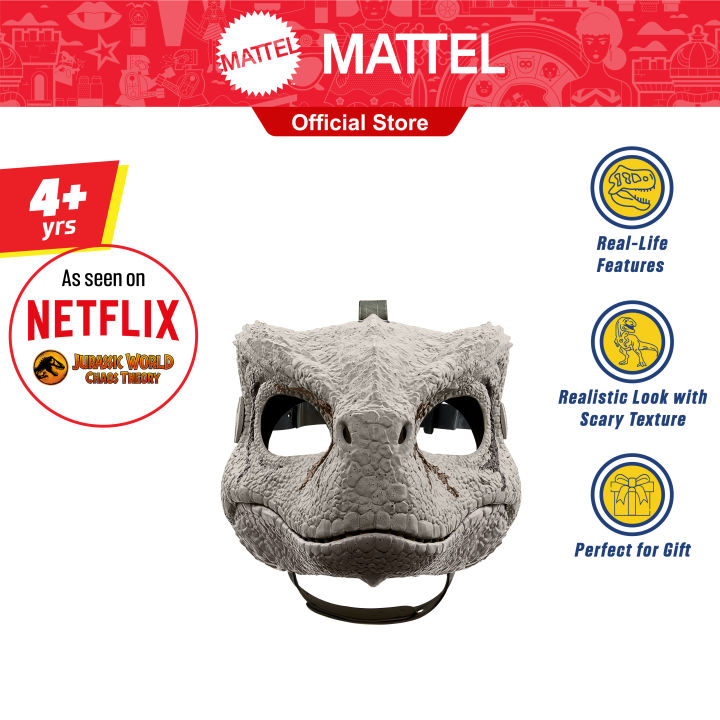 Jurassic World: Chaos Theory Atrociraptor Mask With Sound For Role Play ...