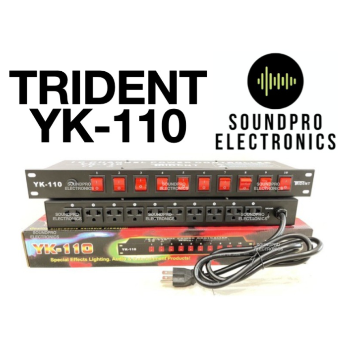 TRIDENT YK-110 10 Channel Power Controller | Lazada PH