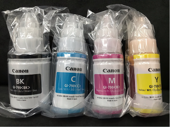 🔥จัดส่งจากกรุงเทพ🔥หมึกเติม CANON INK # GI-790 หมึกขวดแท้ 4 สี BK / C M ...