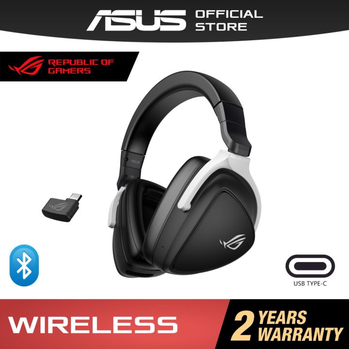 ASUS ROG Delta S Wireless Gaming Headset USB-C Dongle or Bluetooth Low ...