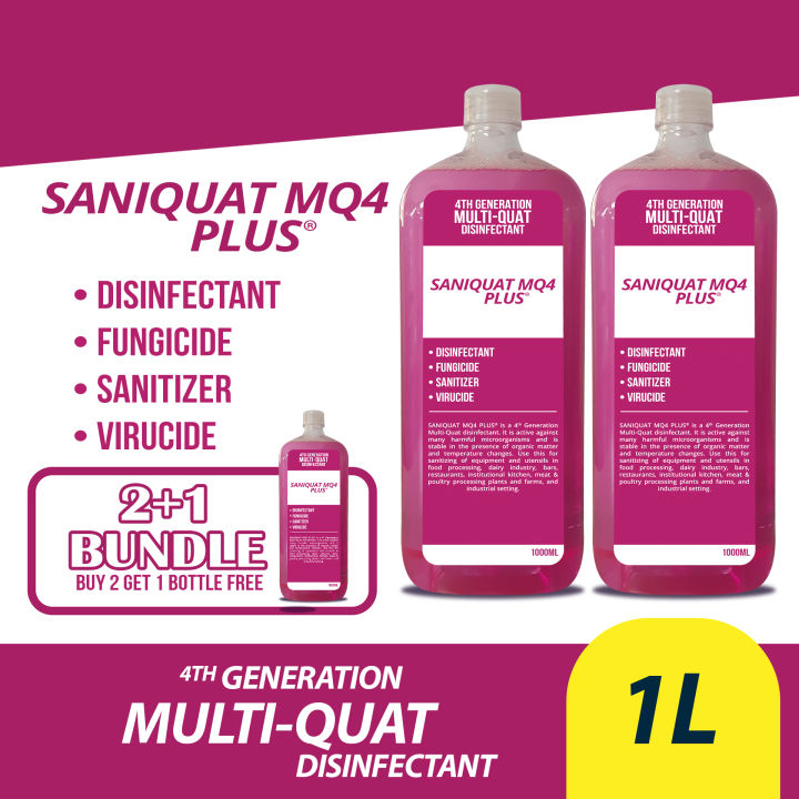 Saniquat MQ4 Plus Disinfectant Buy 2 Take 1 FREE | Lazada PH