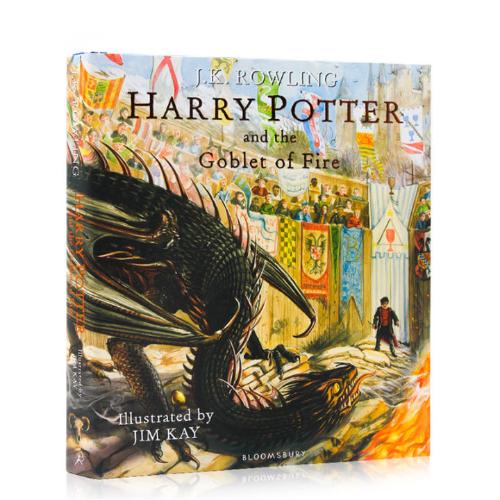 Original English Harry Potter 4 the fourth Harry Potter painted edition ...